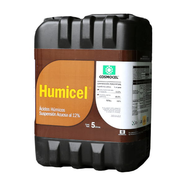 COSMOCEL Etiquetado "Fertilizante Humicel de 5 lt" - HYDROCULTURA